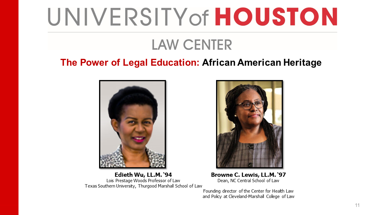University of Houston Law Center - The Power of Legal Education: Black ...