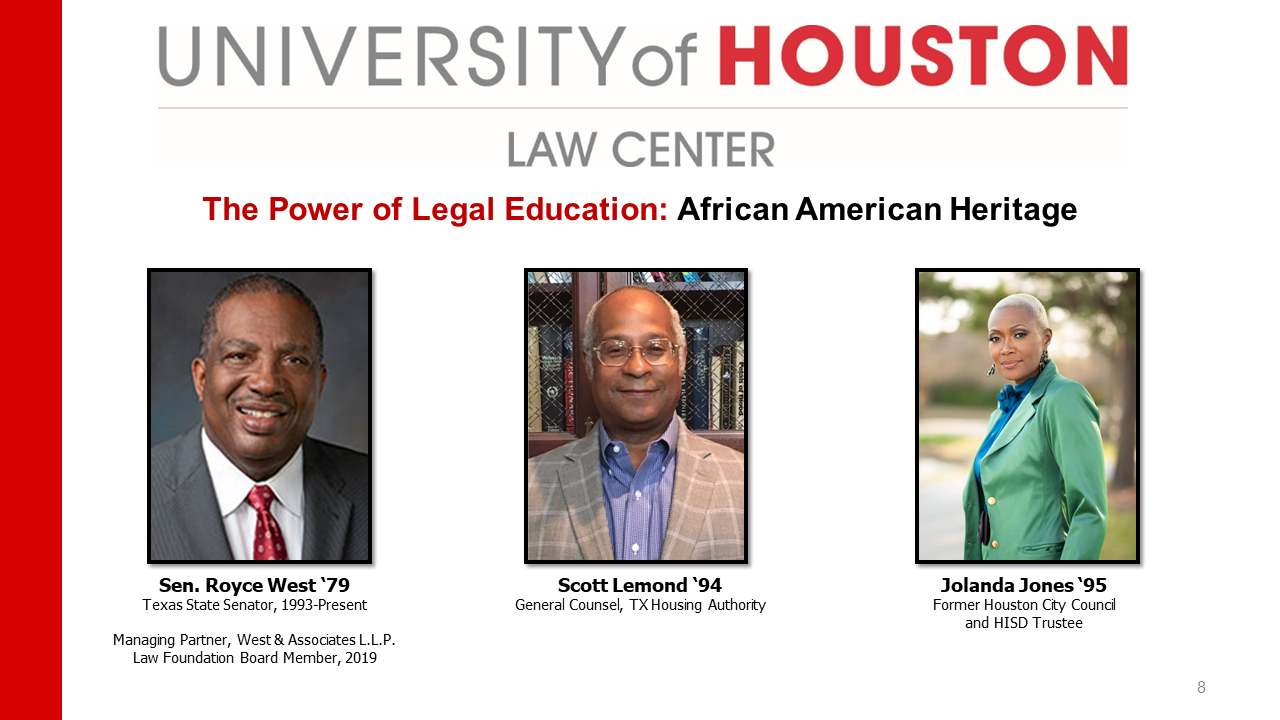 University of Houston Law Center - The Power of Legal Education: Black ...