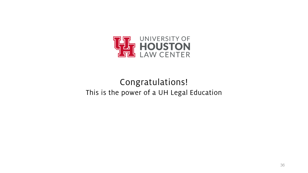 University of Houston Law Center - The Power of Legal Education: Black ...
