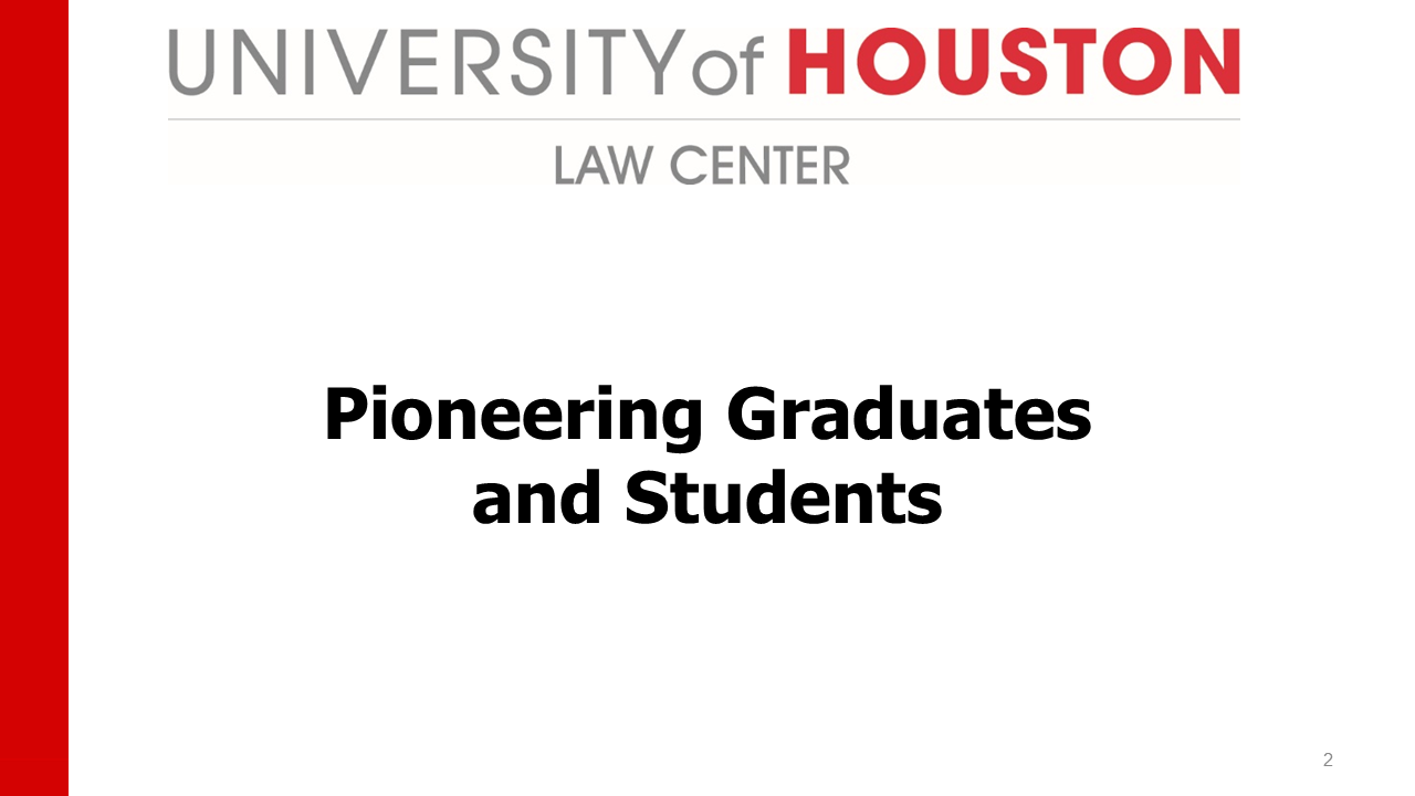 UHLC Women's History Celebration - University of Houston Law Center
